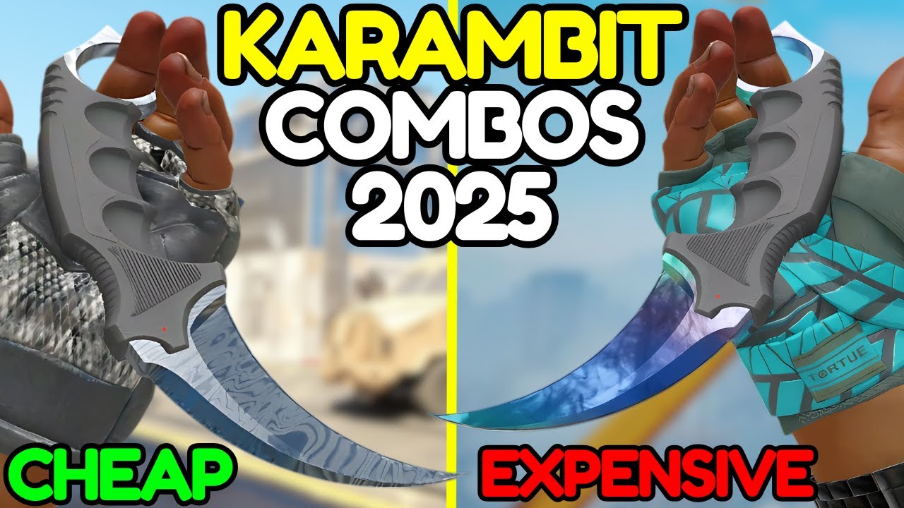 The BEST KARAMBIT Knife & Glove COMBOS for Every Budget (CS2 KNIFE ...
