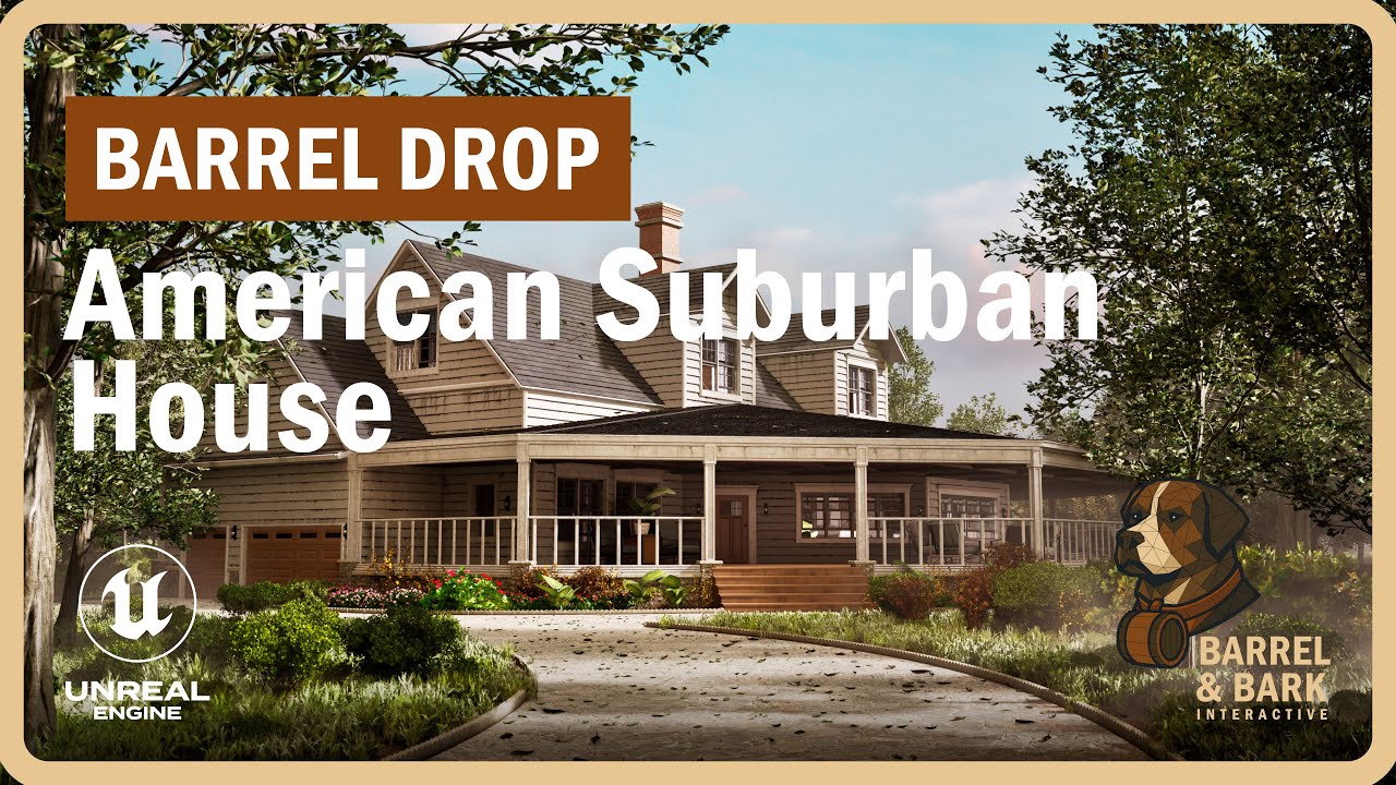 American Suburban House Environment | Showcase | Game-Ready for Unreal ...