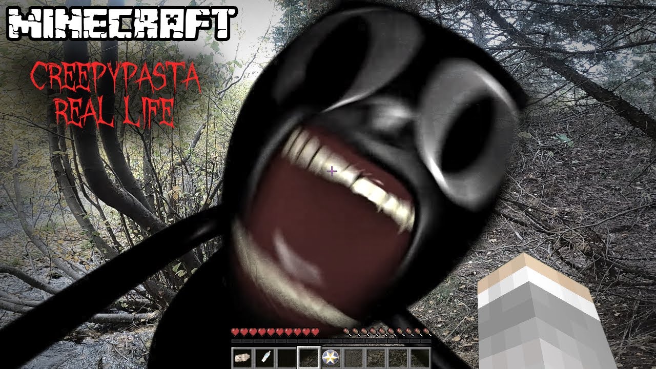 Creepypasta Minecraft in REAL LIFE! Cartoon Cat by Haunted River! - YouTube
