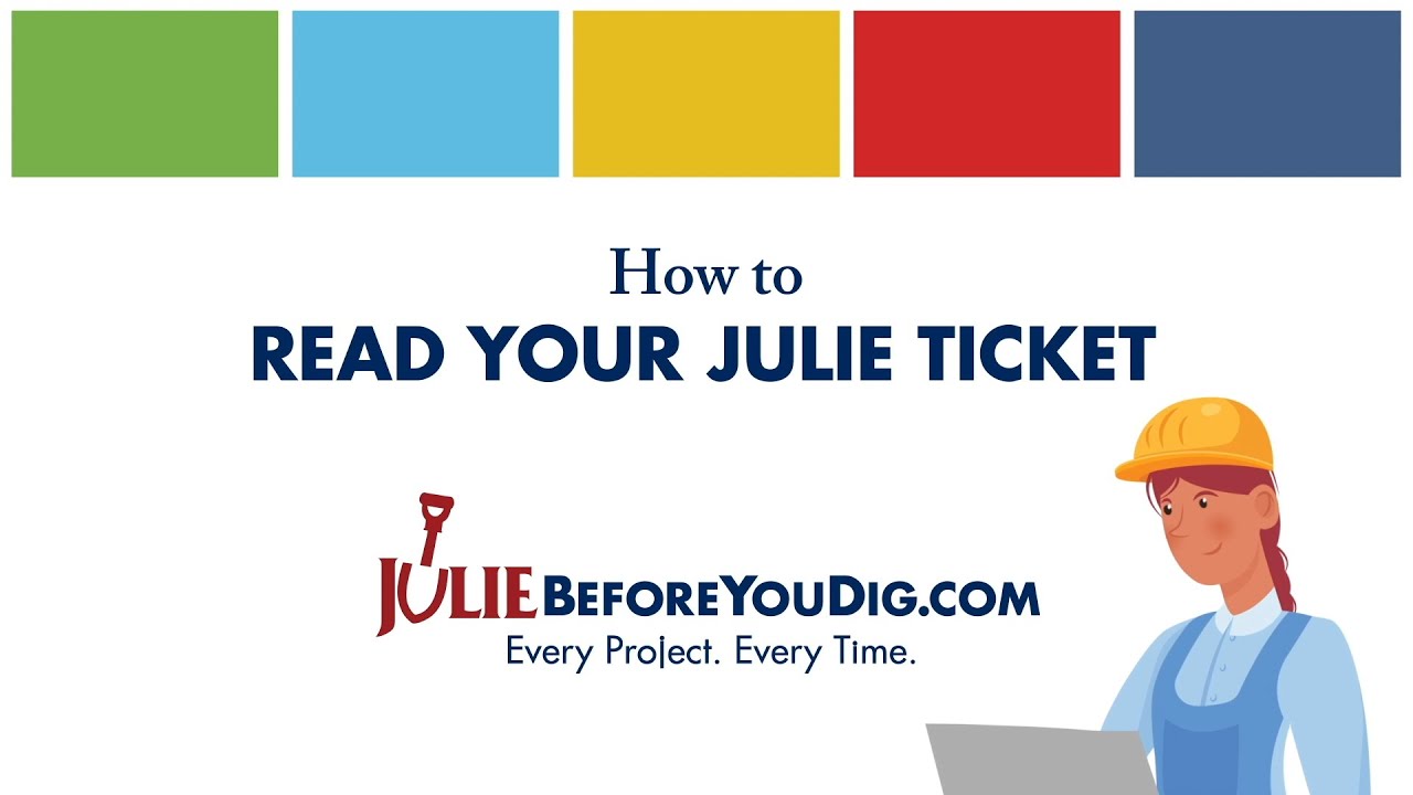 JULIE - How To Read Your Ticket - YouTube