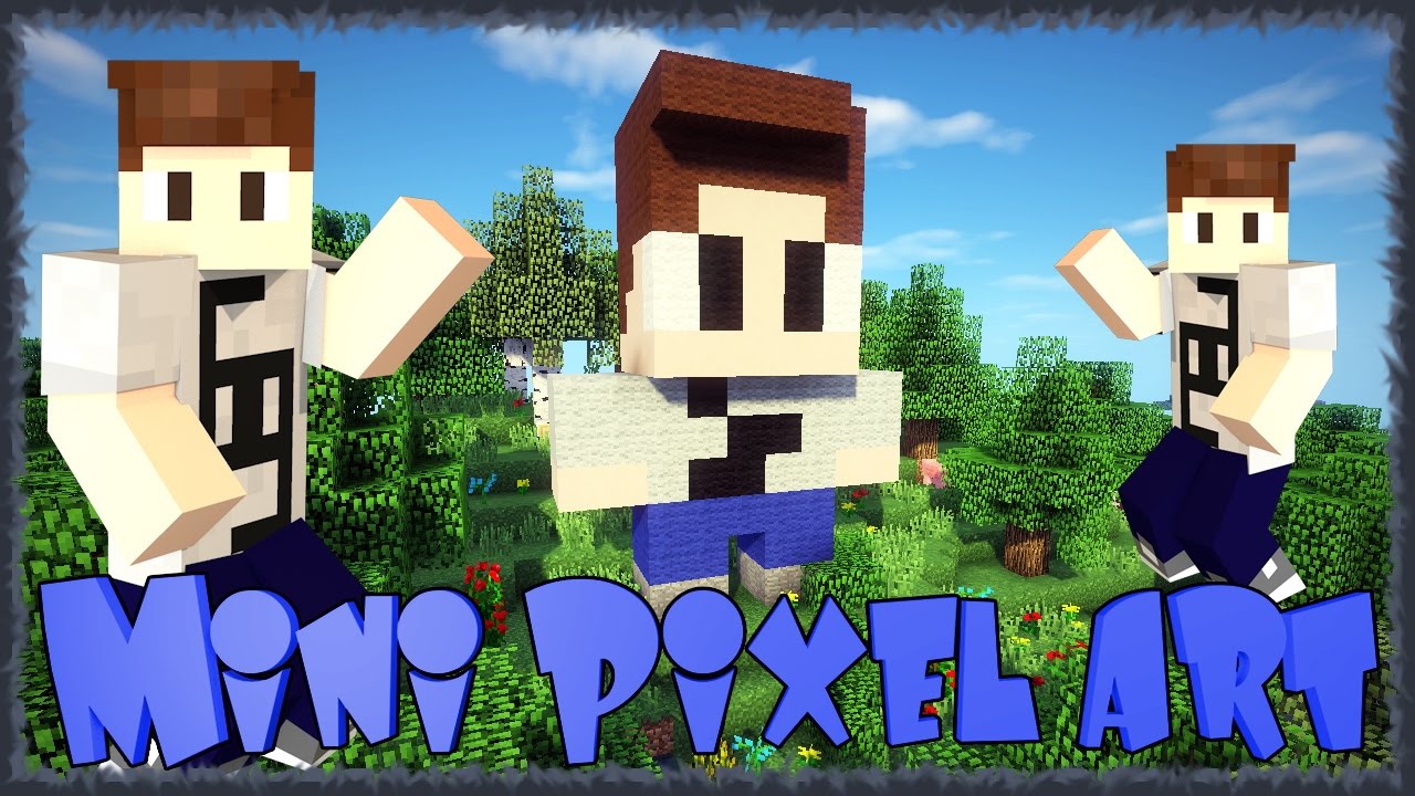 Minecraft: Mini Pixel Art - NickPlays - YouTube