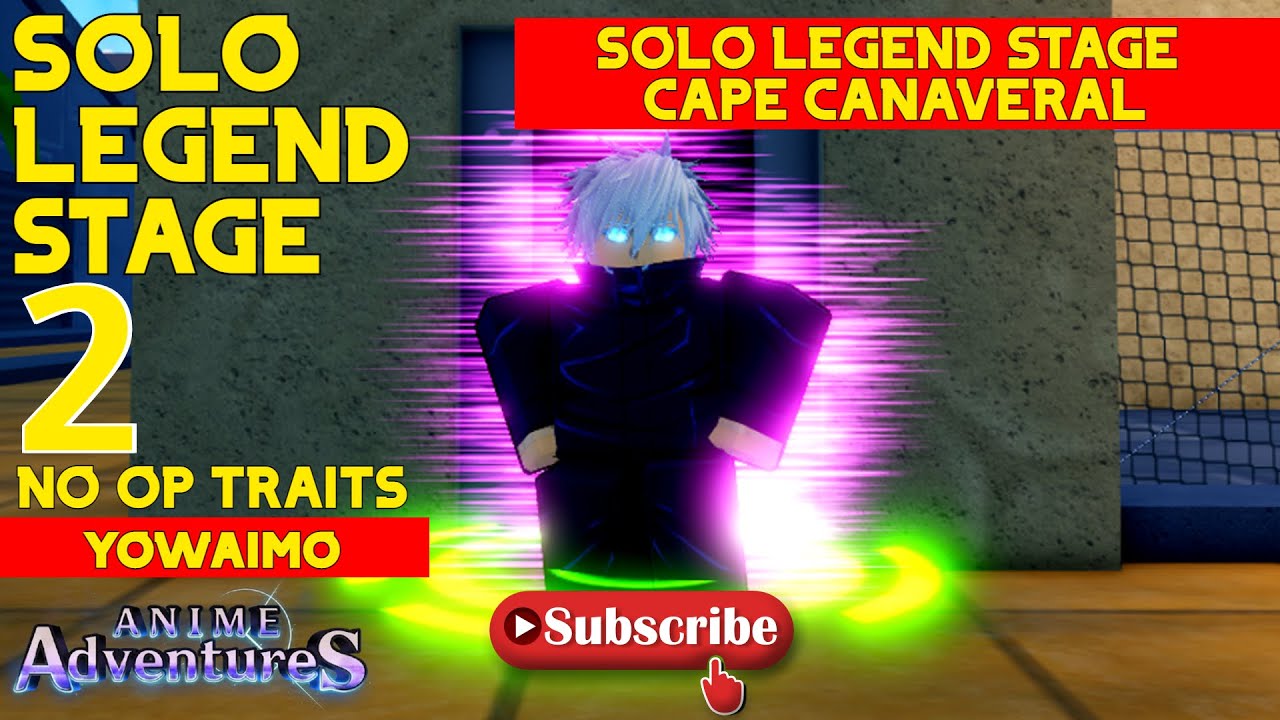 SOLO STAGE 2 CAPE CANAVERAL ( YUNO GOJO ) | ROBLOX ANIME ADVENTURES ...