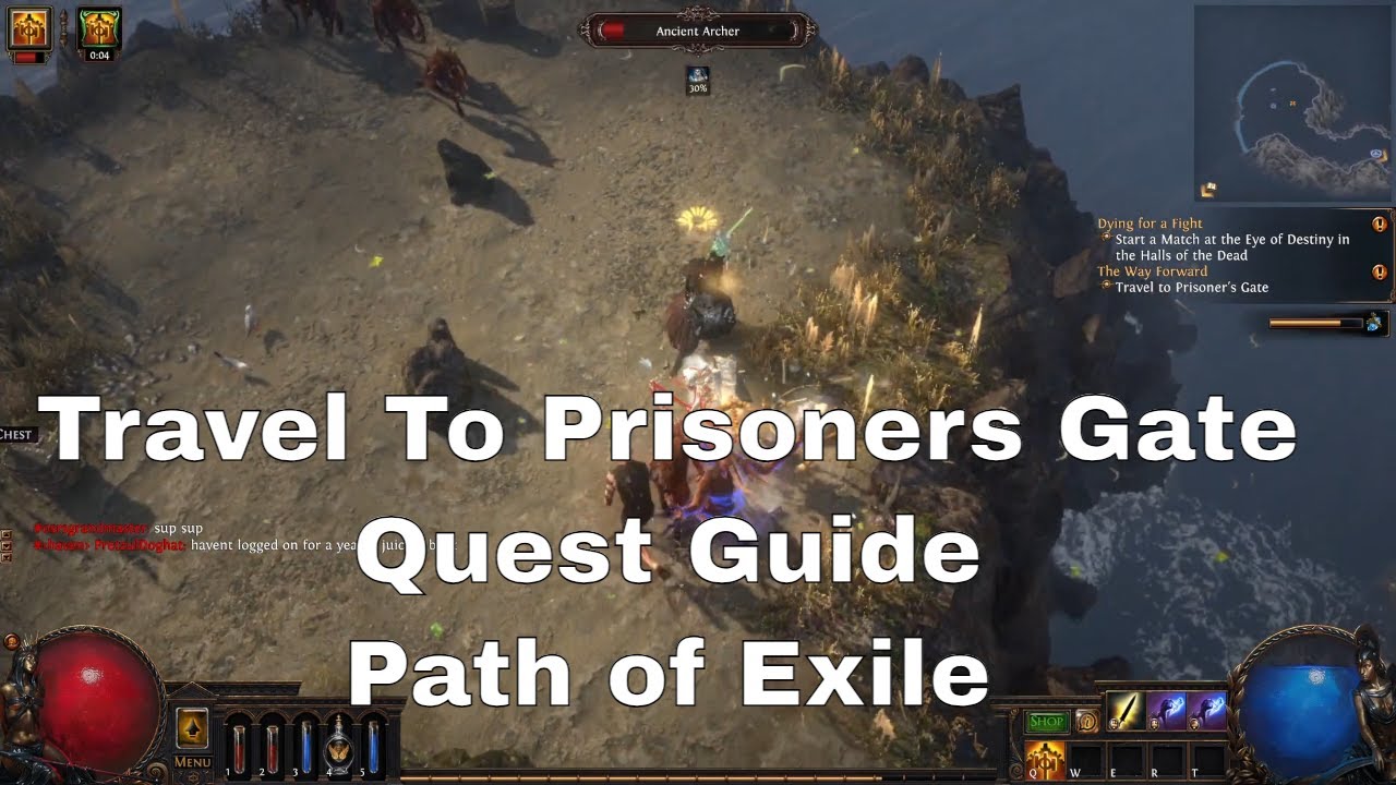 Travel To Prisoners Gate Guide Path of Exile - YouTube