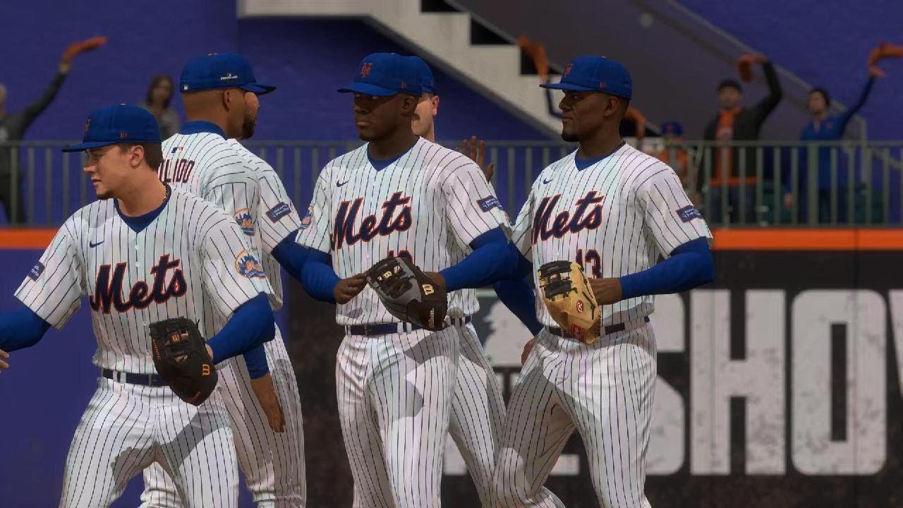 MLB The Show 24_Mets Even The Series in Game #4 of the 2036 NLCS Cubs ...