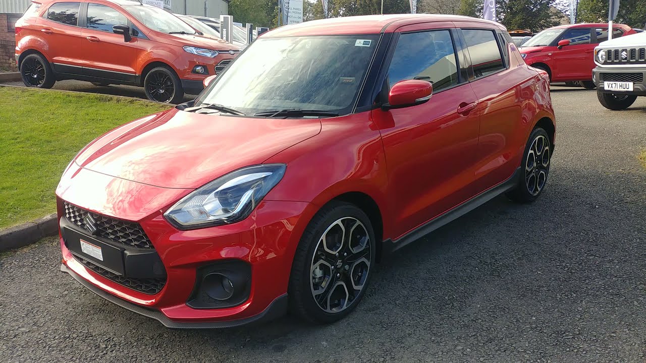 2021 Suzuki Swift Sport Burning Red - YouTube