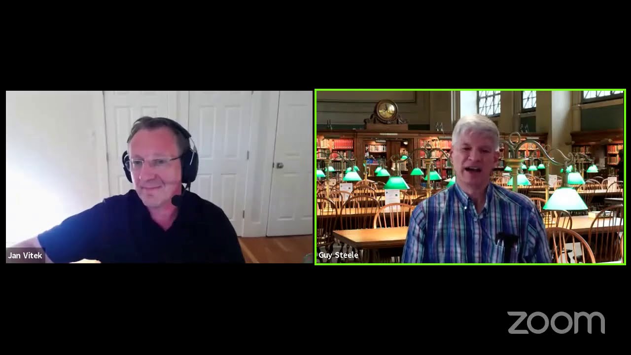 Ask Me Anything with Guy Steele, hosted by Jan Vitek - YouTube