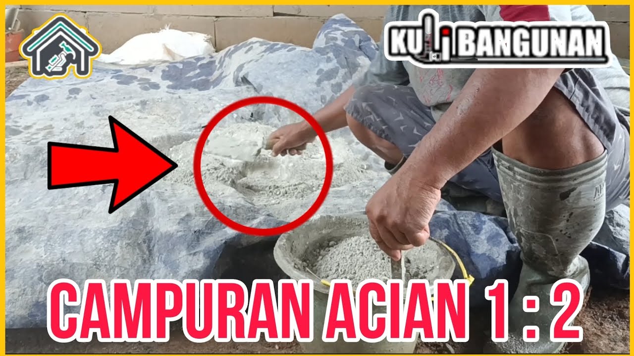 Campuran Acian Yang Bagus | Semen dan Kapur Mild Untuk Acian Dinding ...