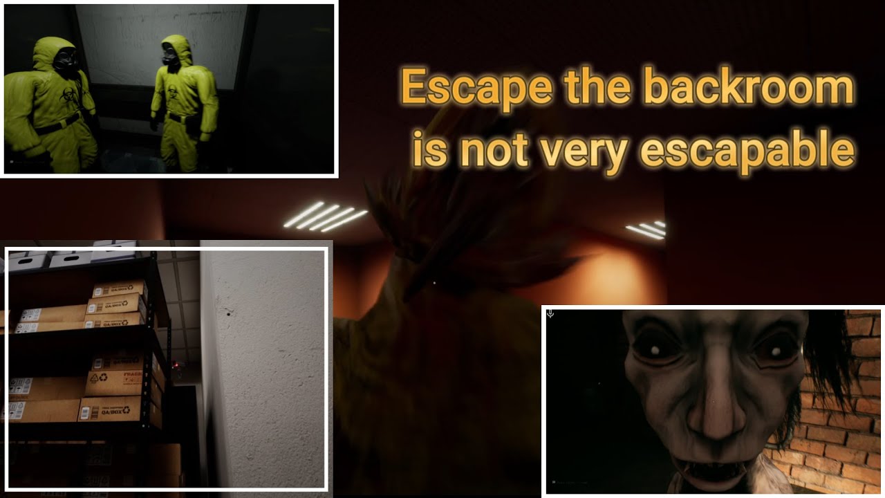escape the backroom (not so escapable at all) - YouTube