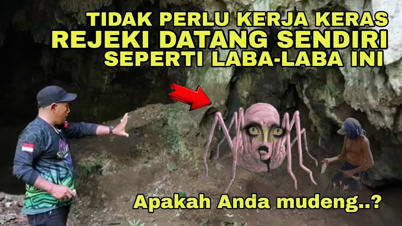Merinding.!! seorang pencari rumput disekap siluman laba-laba dalam goa ...
