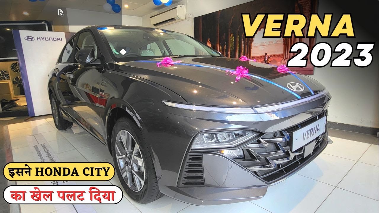 New Hyundai Verna 2023 TOP MODEL SX(O) @ 16.19 LAKHS Review 🔥 इसने ...