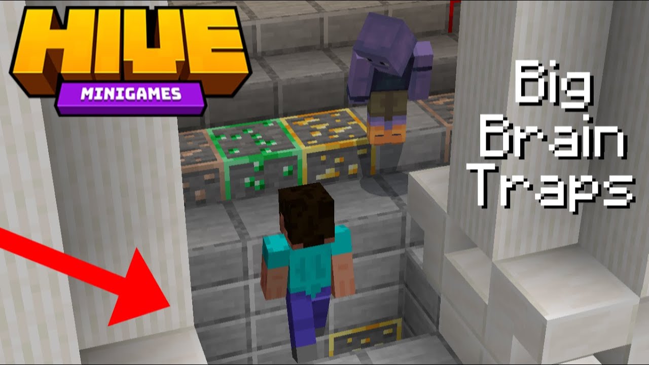 Big Brain Hive Skywars Traps - YouTube