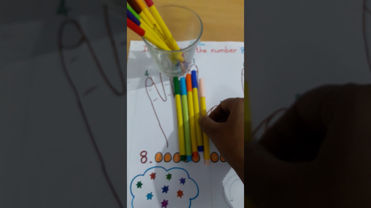 Maths : Introduction of the number '8' - YouTube
