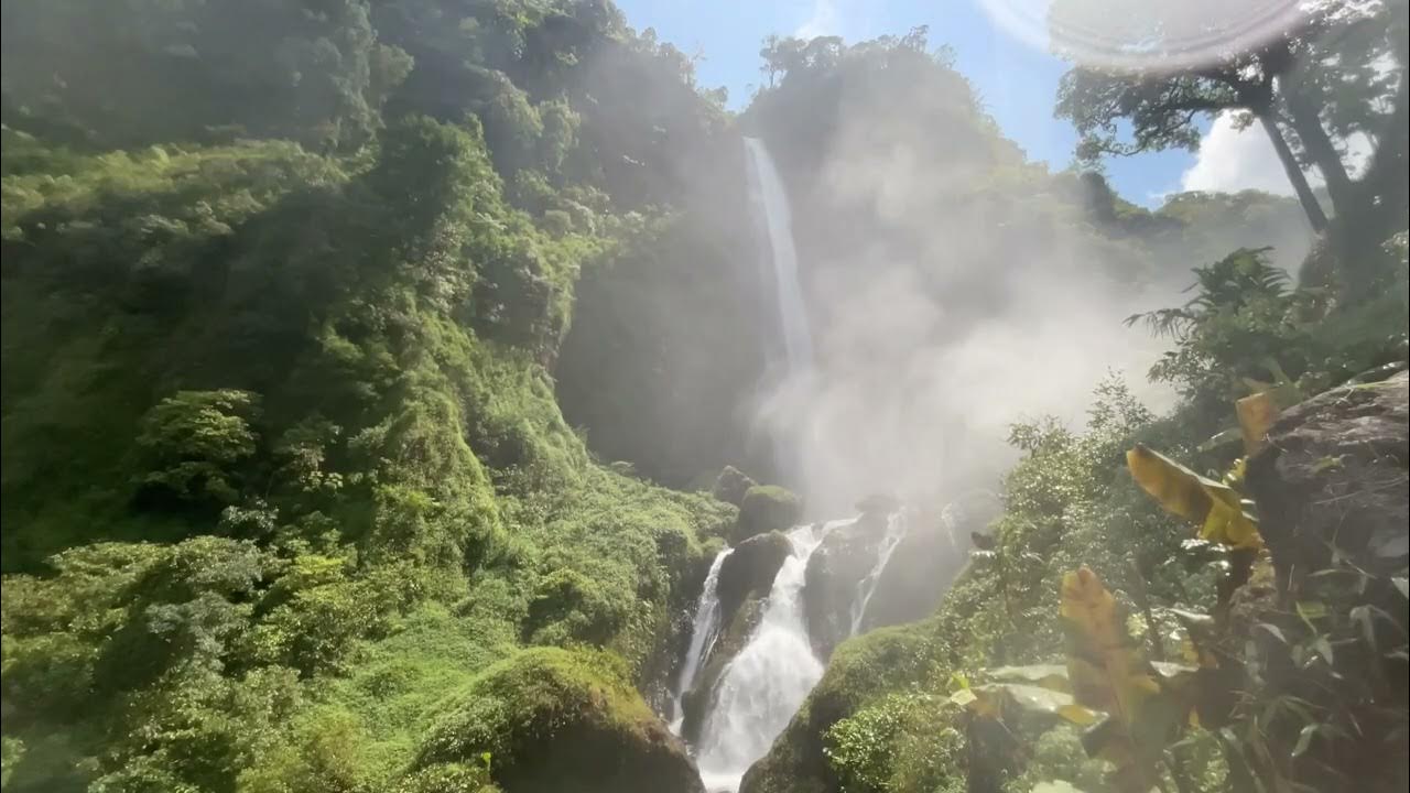 beautiful waterfalls, the sound of birds singing, the sound of ...