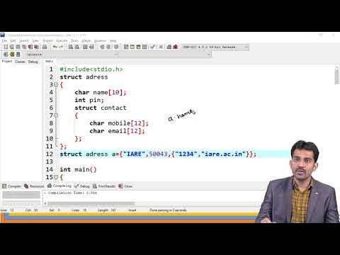Nested structures, arrays of structures, structures and functions ...