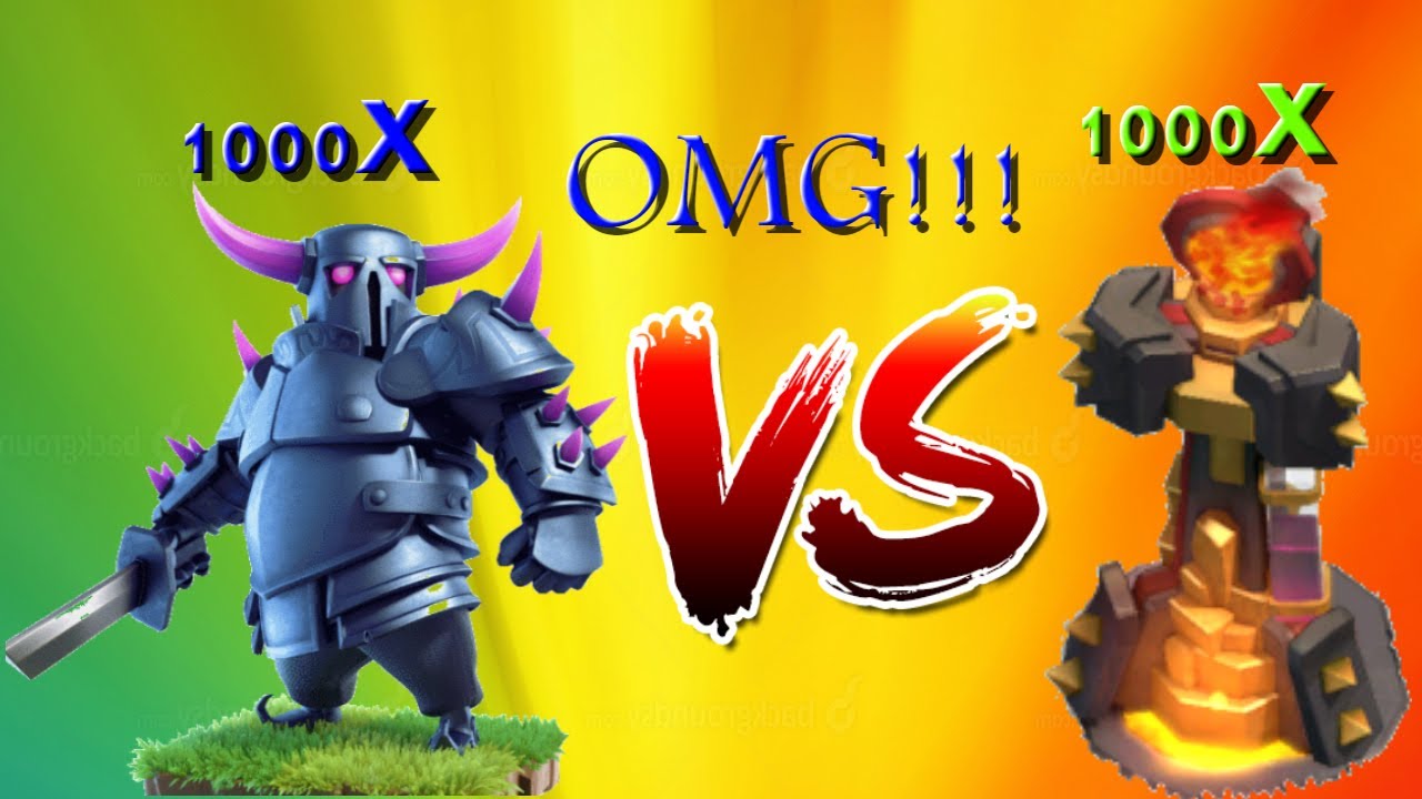 OMG!!! 1000 Pekka (Max level) V's 1000 Inferno Towers (Max level ...