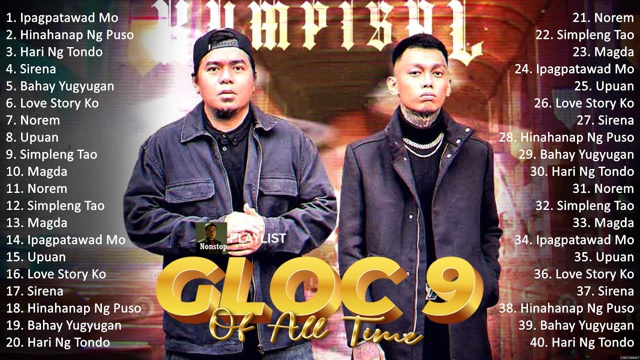 Gloc-9 Greatest Hits Full Album ~ Top 10 OPM Biggest OPM Songs Of All ...