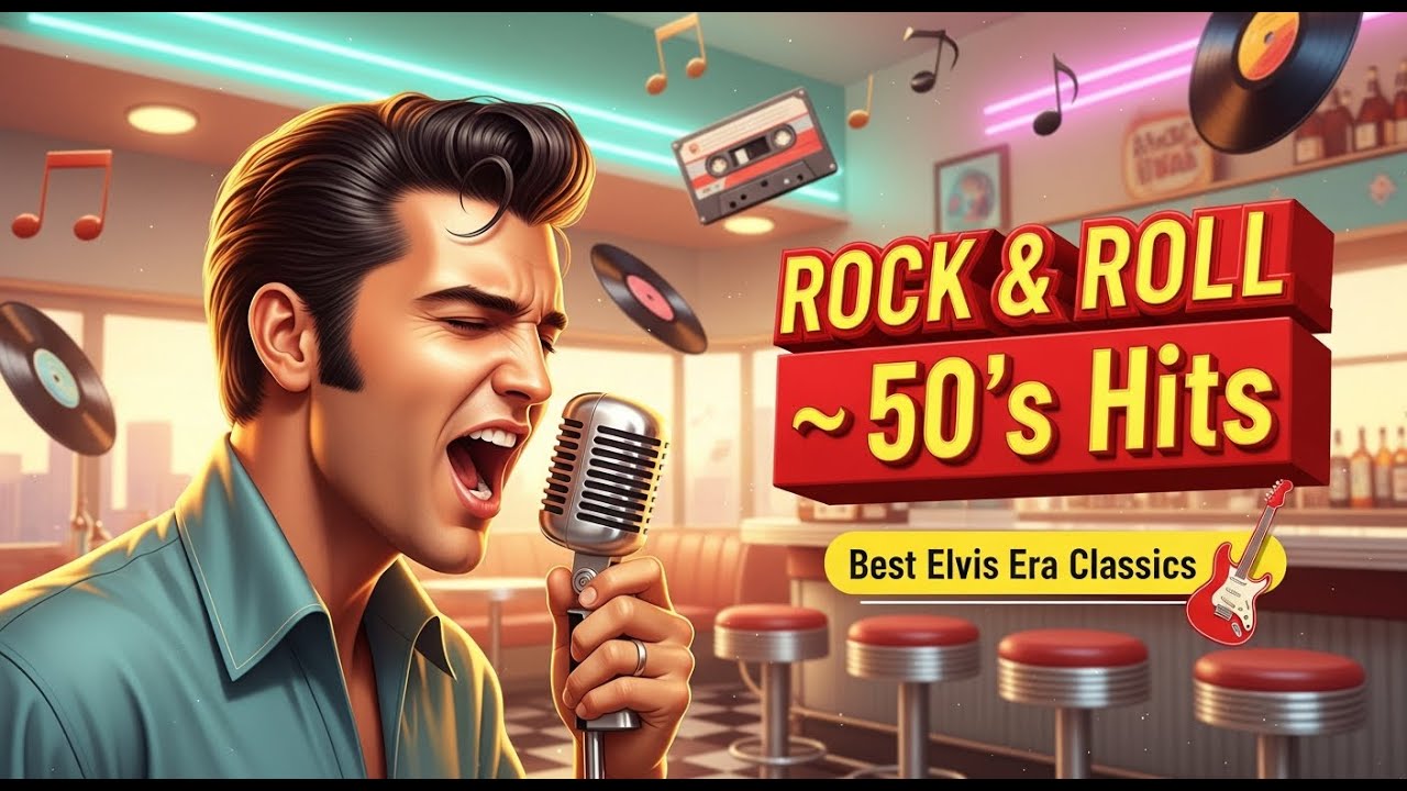 Best Classic Rock 'N' Roll Of 1950s – Legendary Oldies Jukebox Mix for ...