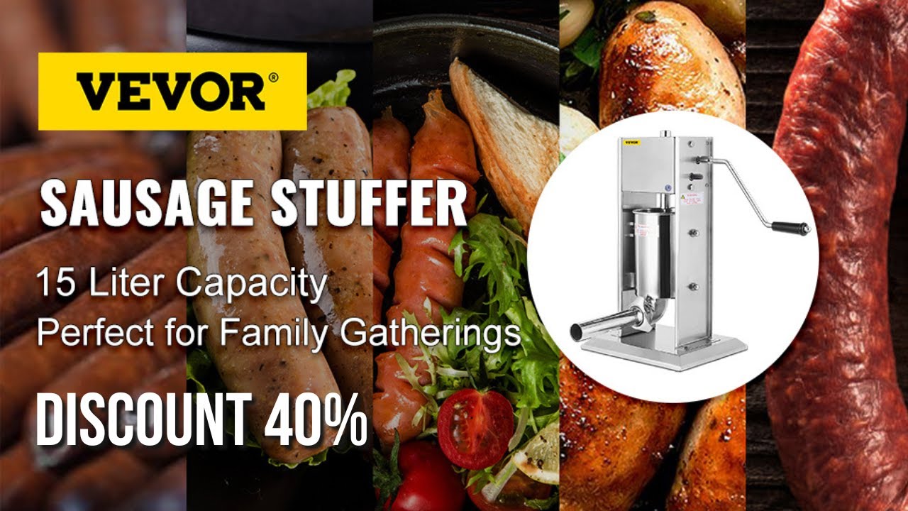 VEVOR 3L 5L 7L 10L 15L Vertical Sausage Stuffer Food Processors 5 ...