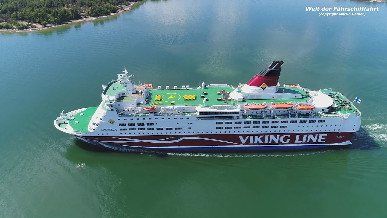 Viking Line Ferry Amorella (Stockholm - Mariehamn - Turku) - YouTube