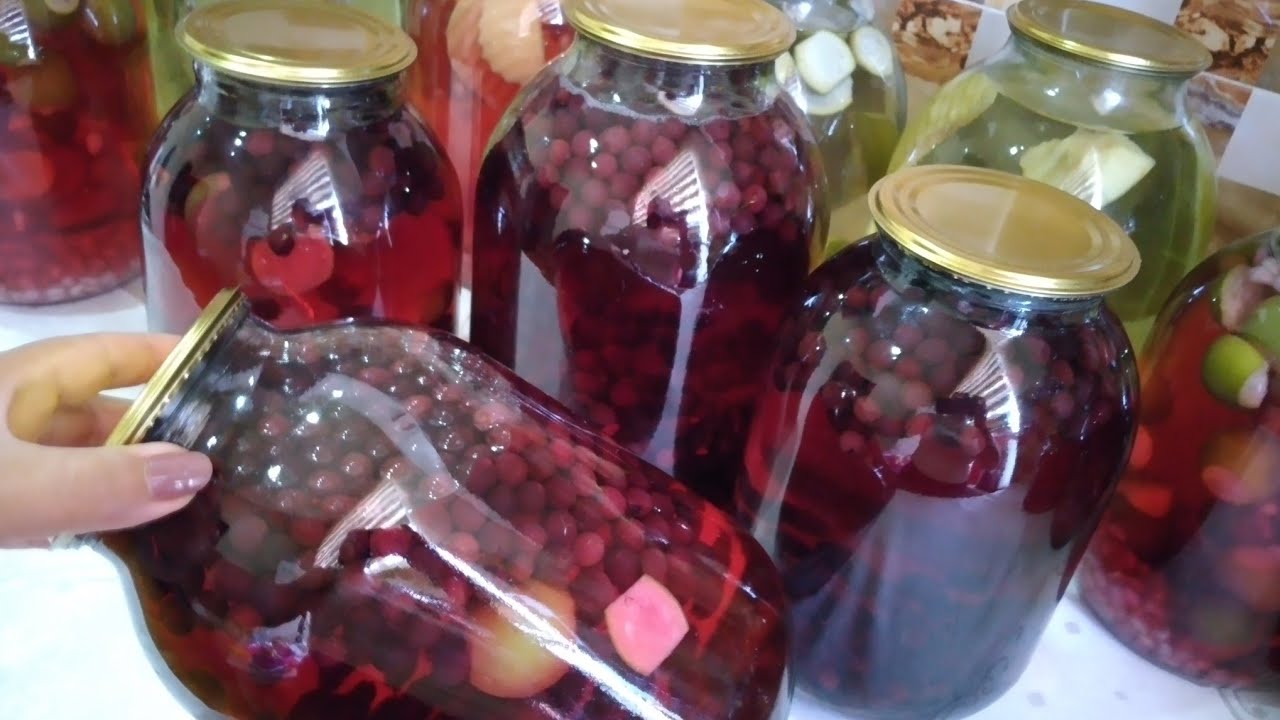 САМЫЙ Полезный и ВКУСНЫЙ Компот из БОЯРЫШНИКА и ФЕЙХОА на зиму Без ...