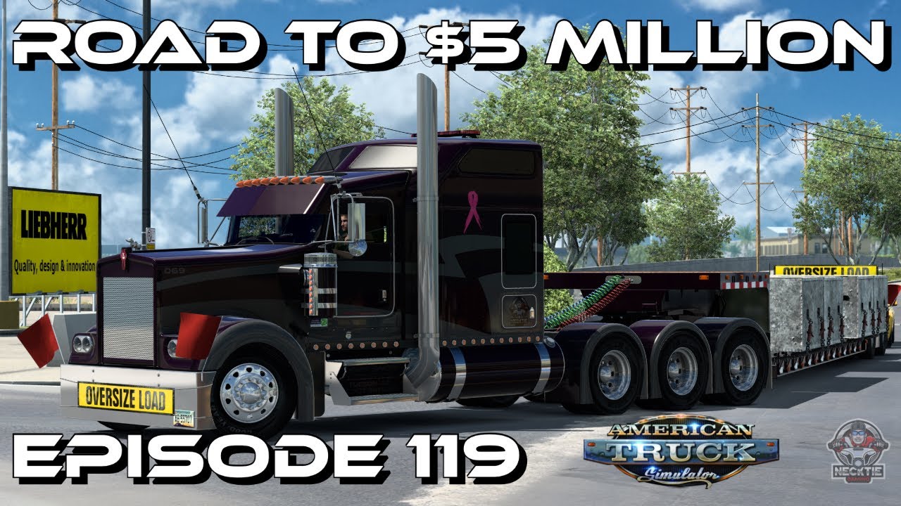 ROAD TO $5 MILLION | Ep 119 | Ruda W900 Highway Killer & Lowboy Trailer ...