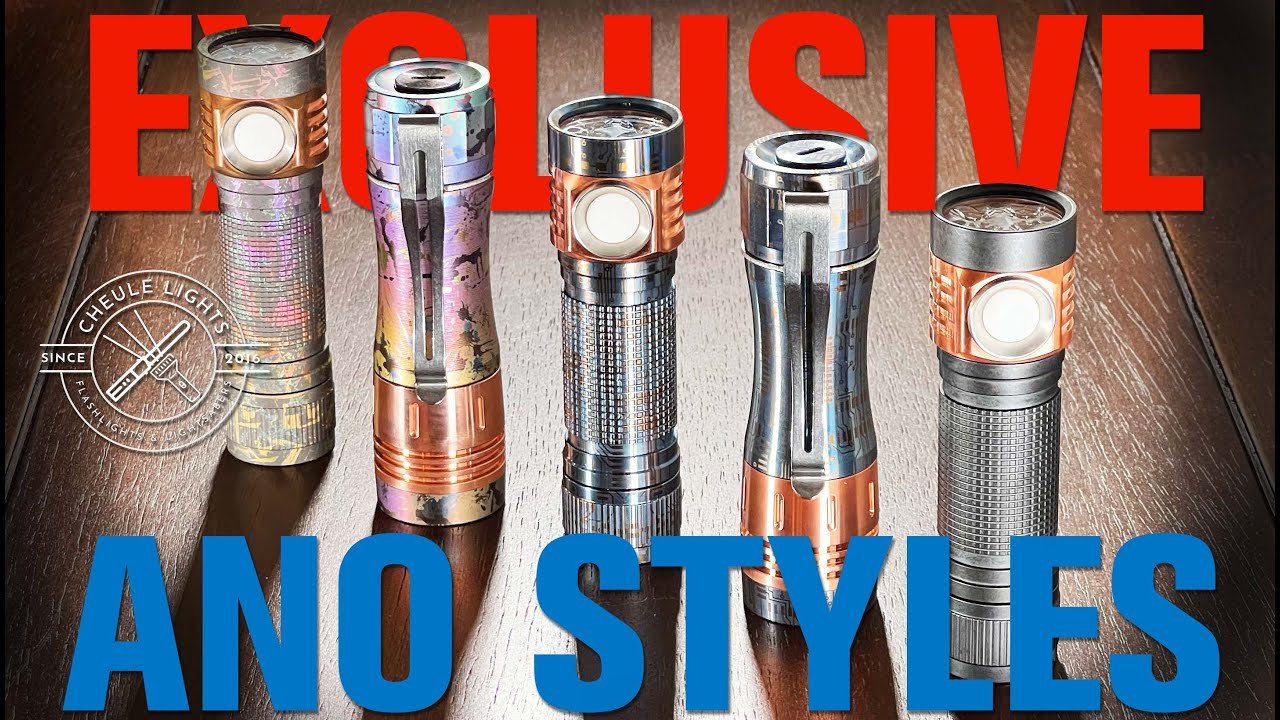 Pimp your EDC! Exclusive ano styles from JLHawaii808 com - YouTube