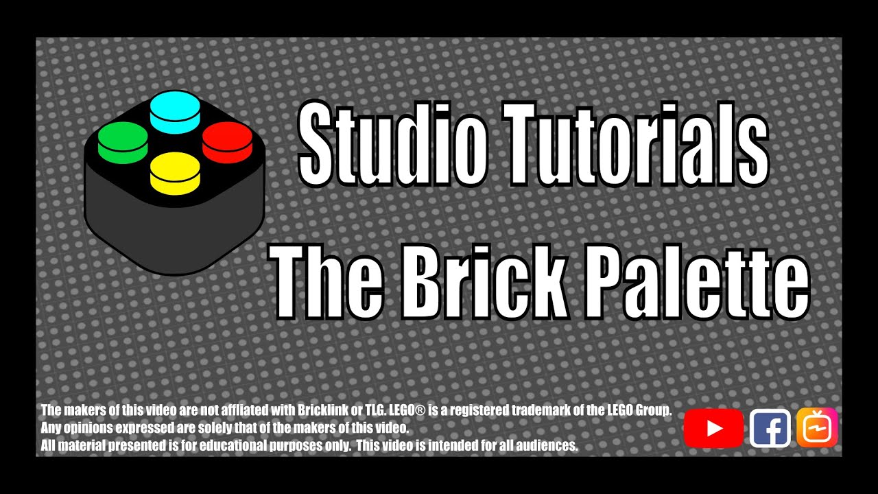 Studio Tutorials - The Brick Palette. How to be more efficient with ...