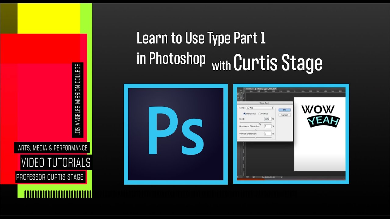 Photoshop Type Part #1 - YouTube