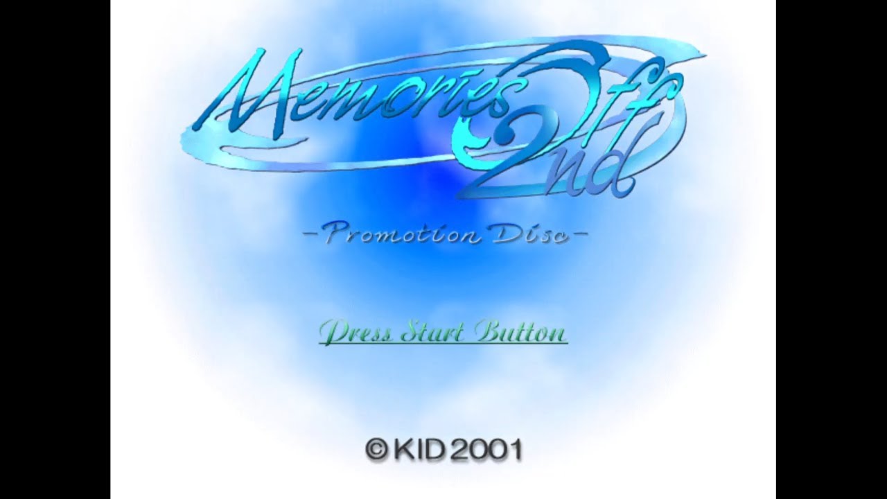 Memories Off 2nd - Promotion Disc - Sega Dreamcast - Intro & Title ...