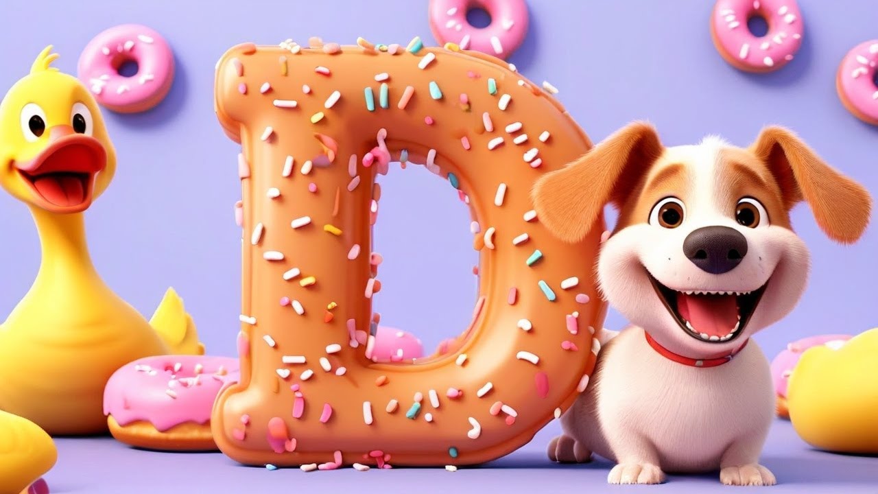 Learn the Letter D Easy Formation Song & Fun Words for Kids! - YouTube