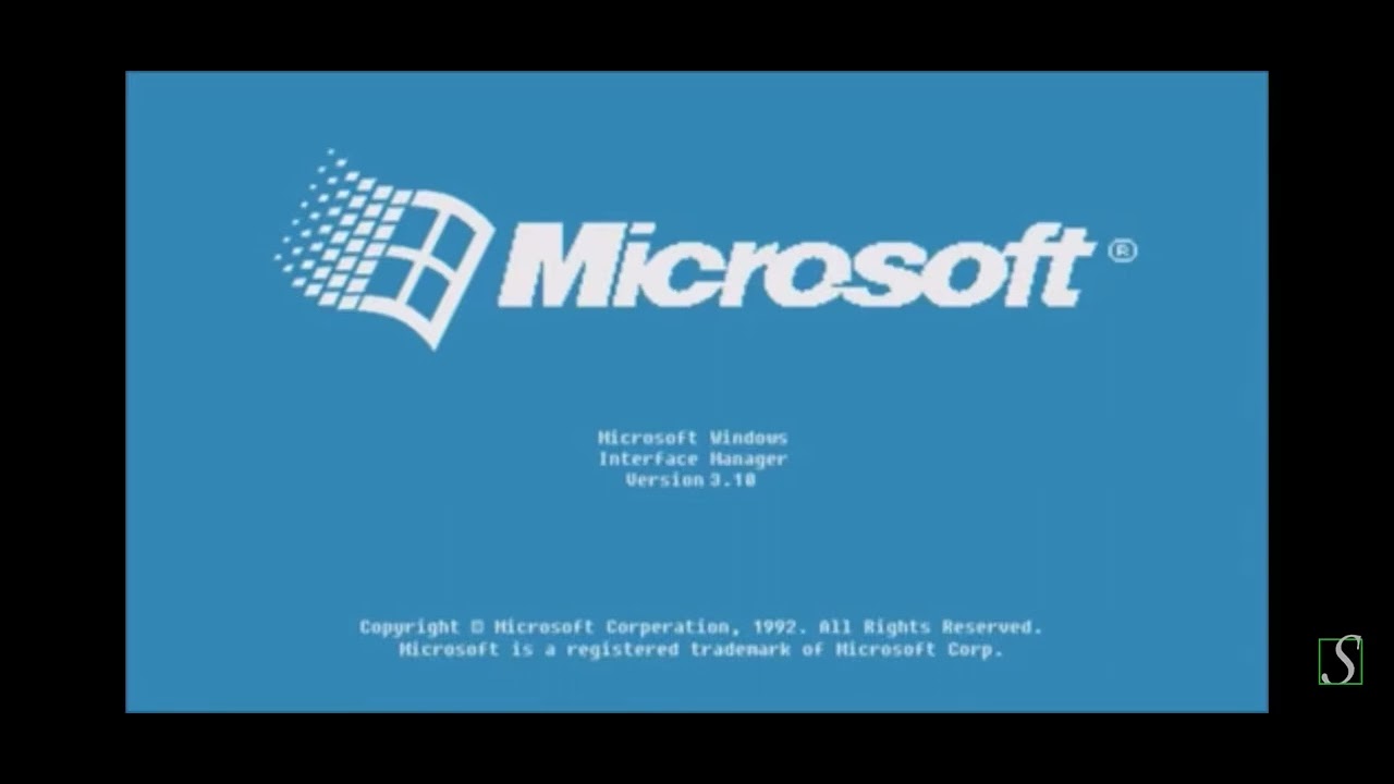 Microsoft Windows Interface Manager 3.10 - YouTube