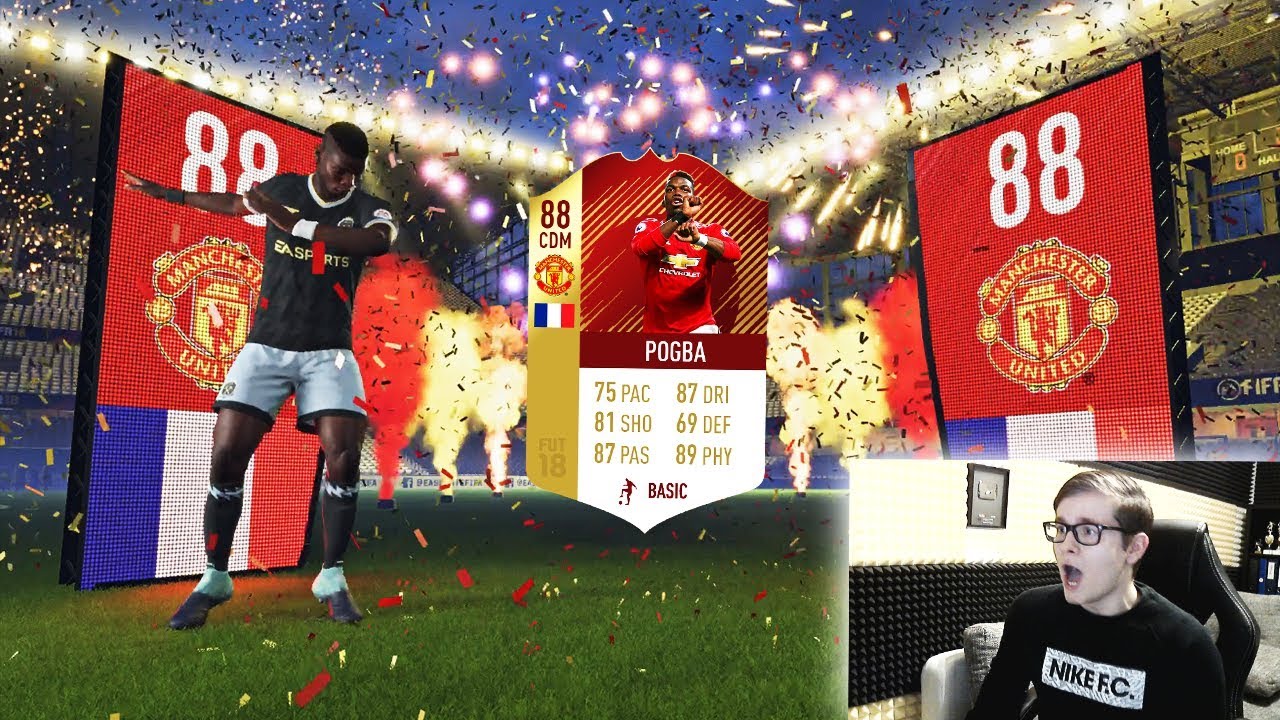 FIFA 18: RED INFORM POGBA IN MY FUT CHAMPIONS MONTHLY REWARDS!😱🔥😈 ...