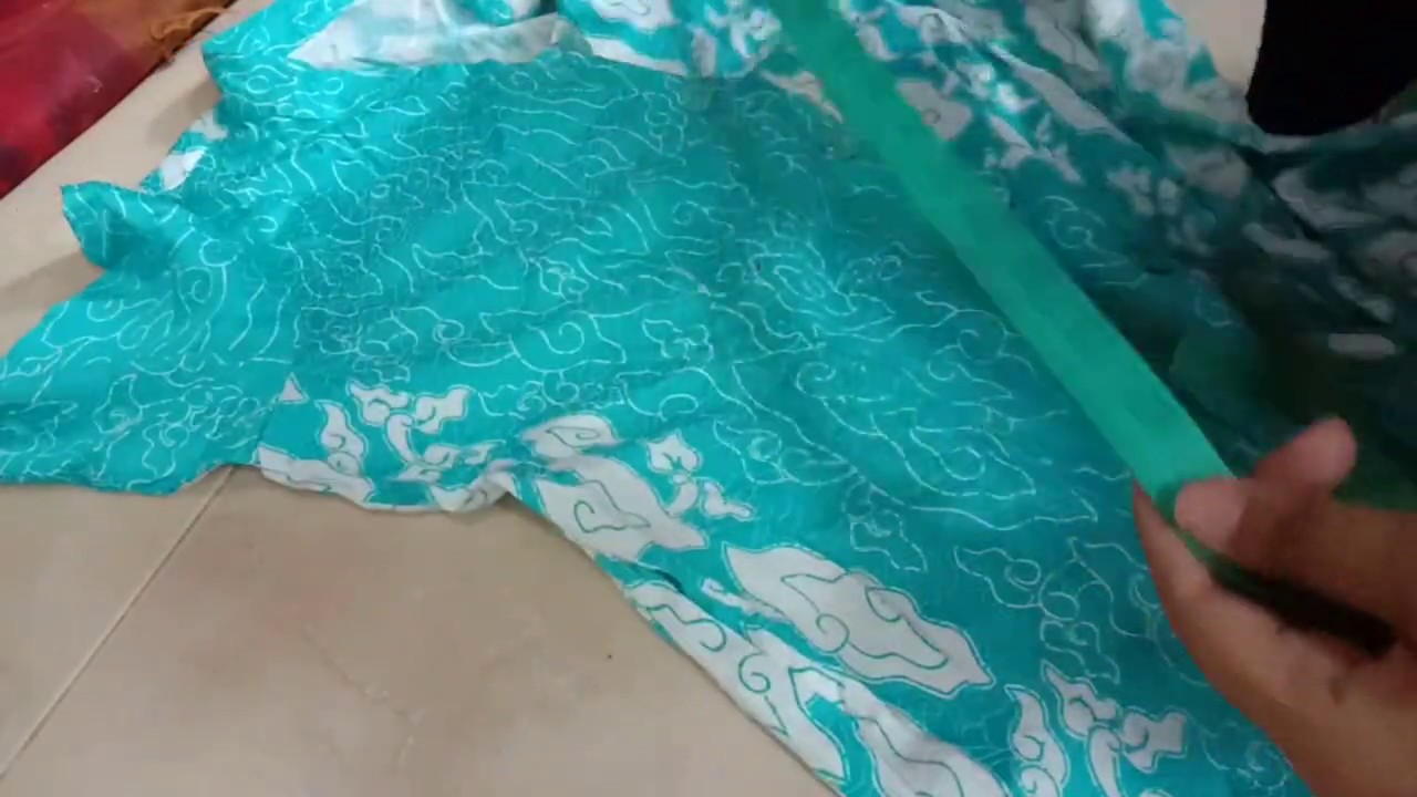 CARA MEMBUAT SAKU SAMPING PADA BAJU YANG SUDAH JADI // BELAJAR MENJAHIT ...