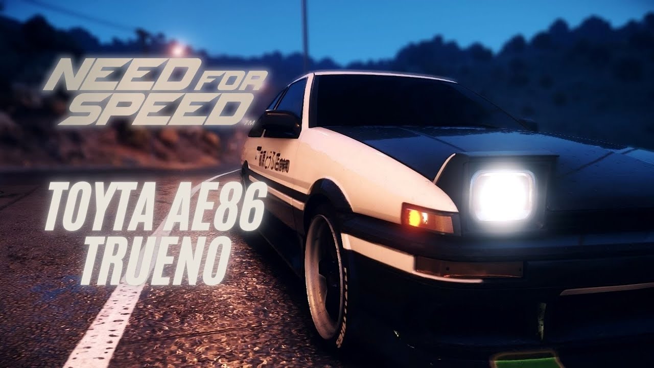 Need for speed Историческая справка про AE86 - YouTube