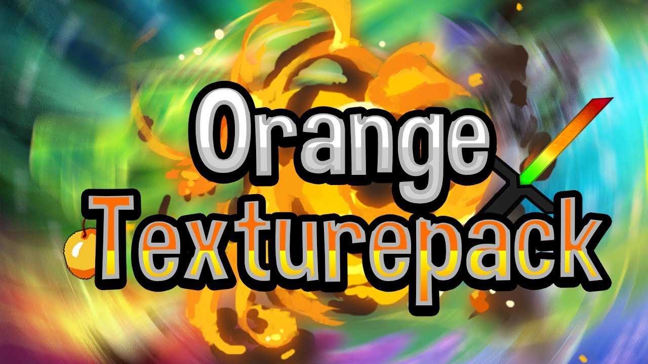 ORANGE MINECRAFT PVP TEXTURE PACK [1.7.10/1.8/1.9] (FPS BOOST/NO LAG ...