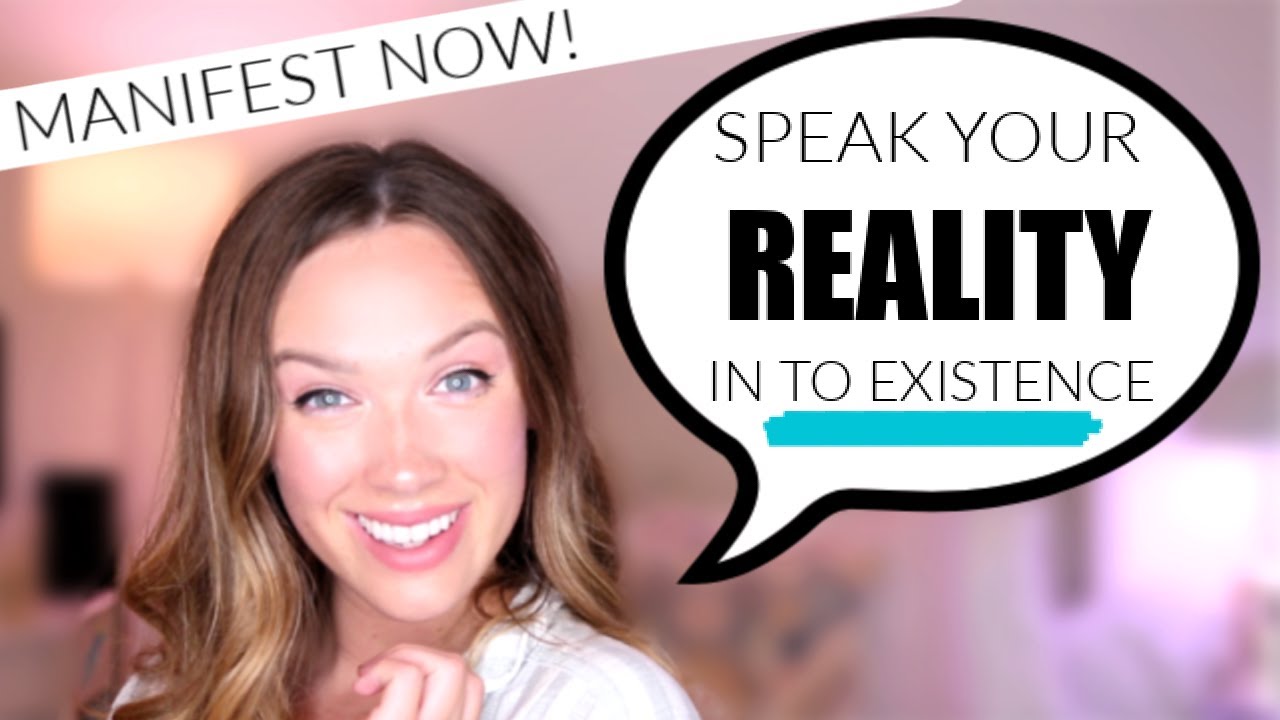 Your THOUGHTS and WORDS Create Your REALITY! | Speak your ...