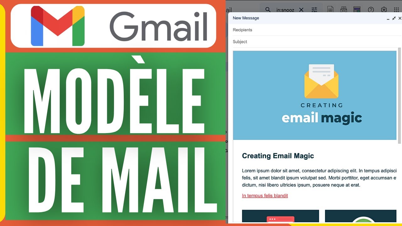 Comment Créer Un Modèle De Mail Dans Gmail ( En 2024 ) - YouTube