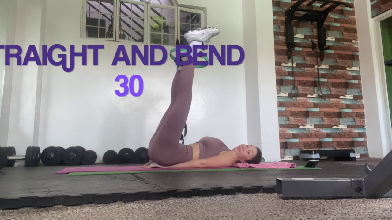 Sexy thigh gap exercise - YouTube