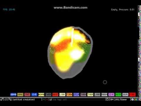 Powder Toy (E- Hydro Bomb, Nuke, Stickman Levels, Plasma Laser) - YouTube