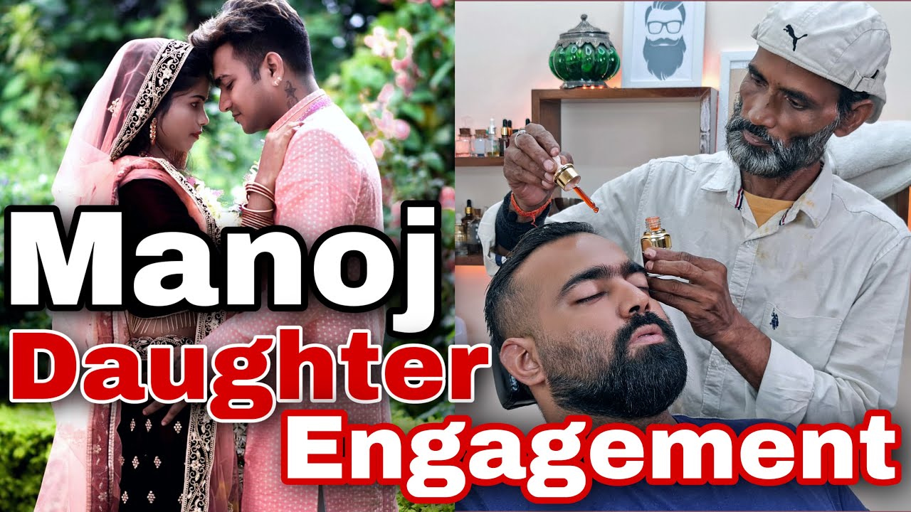 Manoj Master Head Massage and be relaxed. ASMR Indian barber massage ...