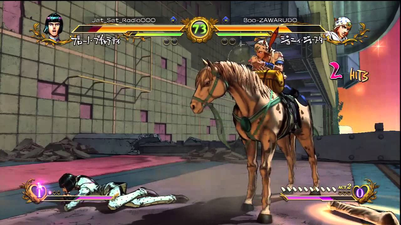 JJBA ASB - Online Matches - Bruno vs Johnny - YouTube