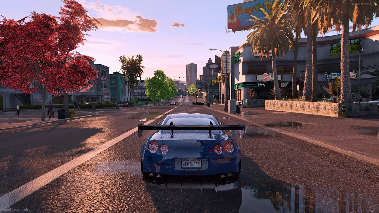 FiveM Graphics Mods | QuantV + xVegetation and Preset - YouTube