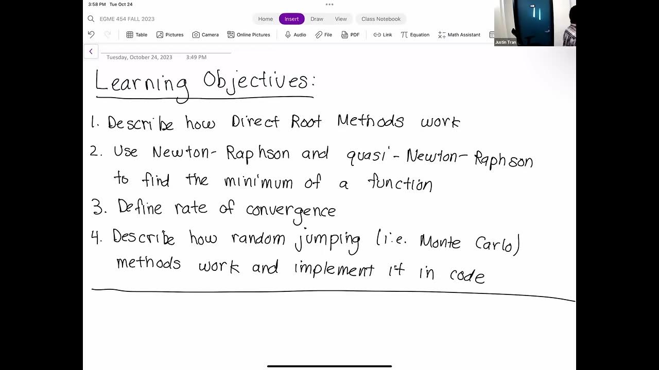 EGME 454 FALL 2023 Week 10 Lecture 1 - YouTube