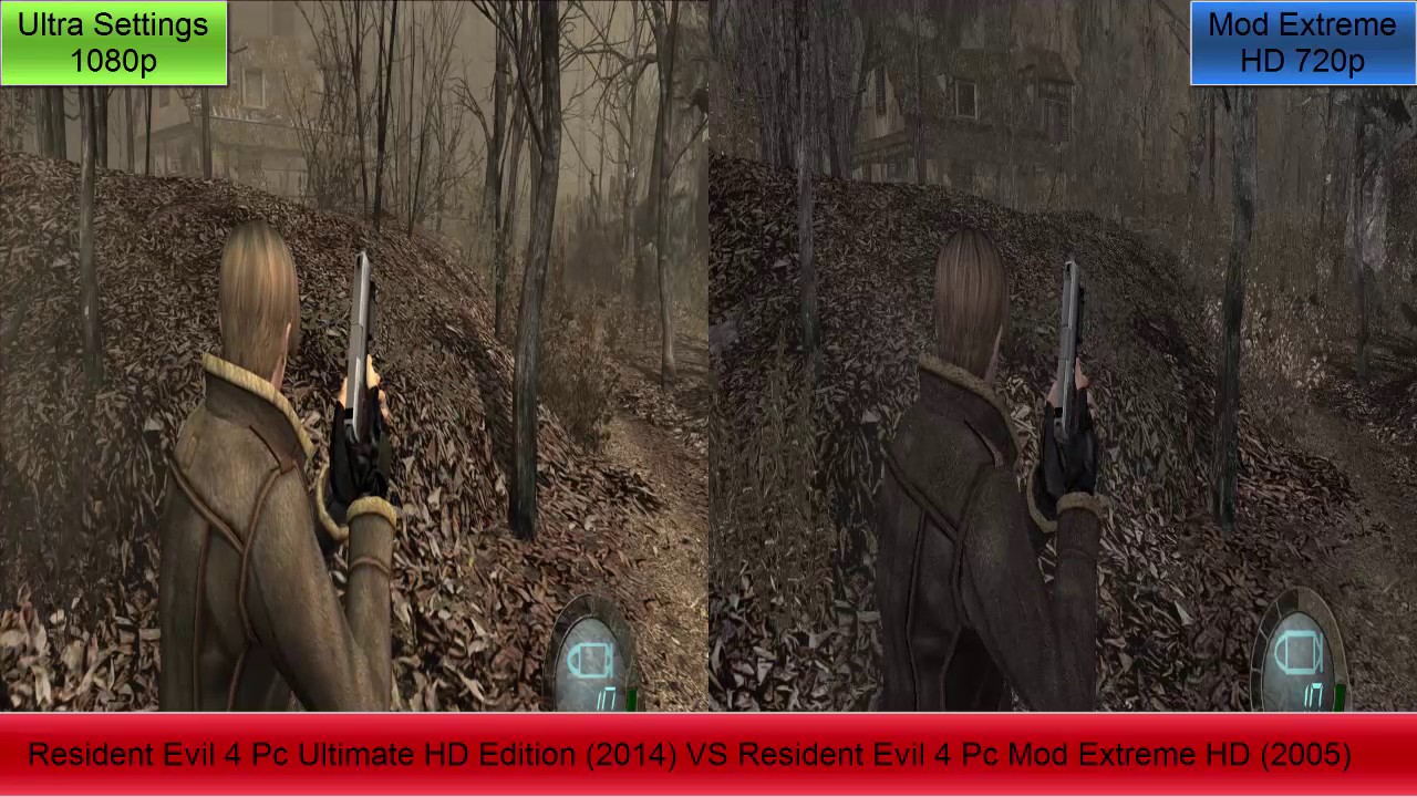 Re4 Pc UHD (2014) Vs Re4 Pc Mod Extreme HD (2005) Comparativa ...