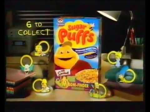 2001 Sugar Puffs Simpsons Magni Finders Advert