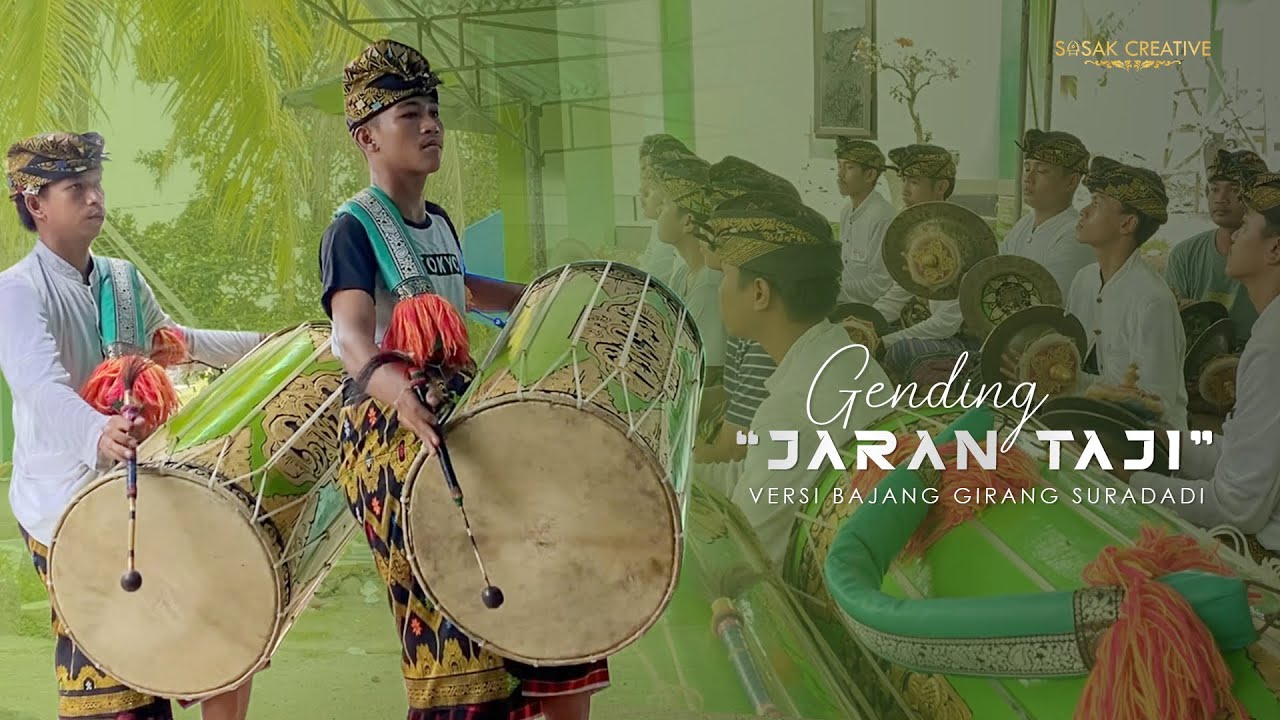 Gending "JARAN TEJI" Versi Gendang Beleq BAJANG GIRANG SURADADI - YouTube