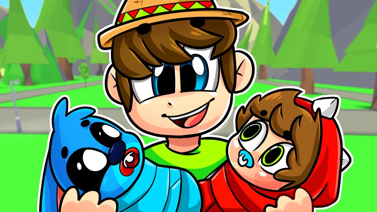 ADOPTO al BEBE RAPTOR y BEBE FLEX! 😂 ROBLOX Brookhaven con RAPTORGAMER ...