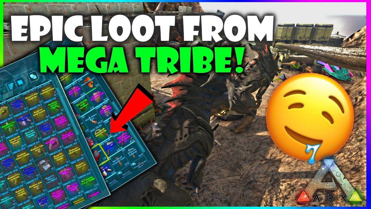 ARK PVP SMALL TRIBES - Raiding HUGE BASE *CRAZY LOOT!* Server 49 Xbox 1 ...