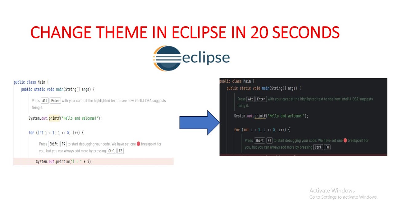 How To Change Theme In Eclipse YouTube How To Change Theme In Eclipse YouTube