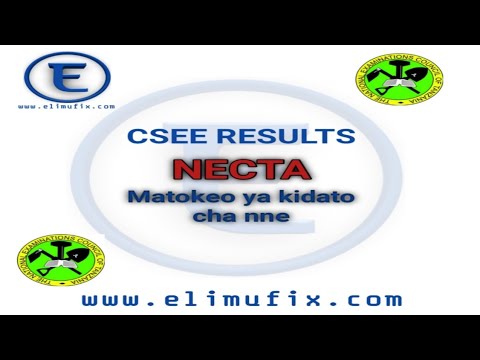 Necta Form four results 2024/2025- matokeo ya kidato cha nne CSEE Results 2024/2025 - YouTube